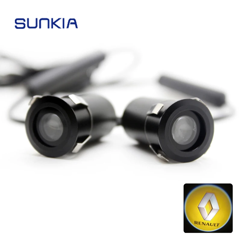 2pcs CREE 5w High Quality Car Door Logo Projector Car Welcome Ghost ...