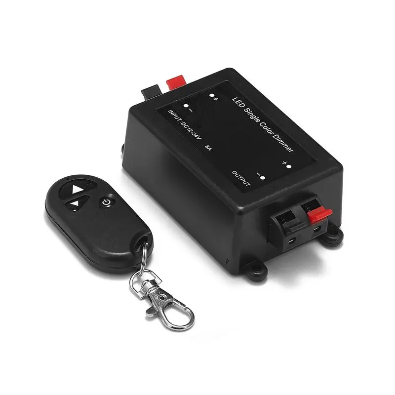 Regulador de brillo LED de 30 piezas DC12V 24 V 8A de un solo Color con ...