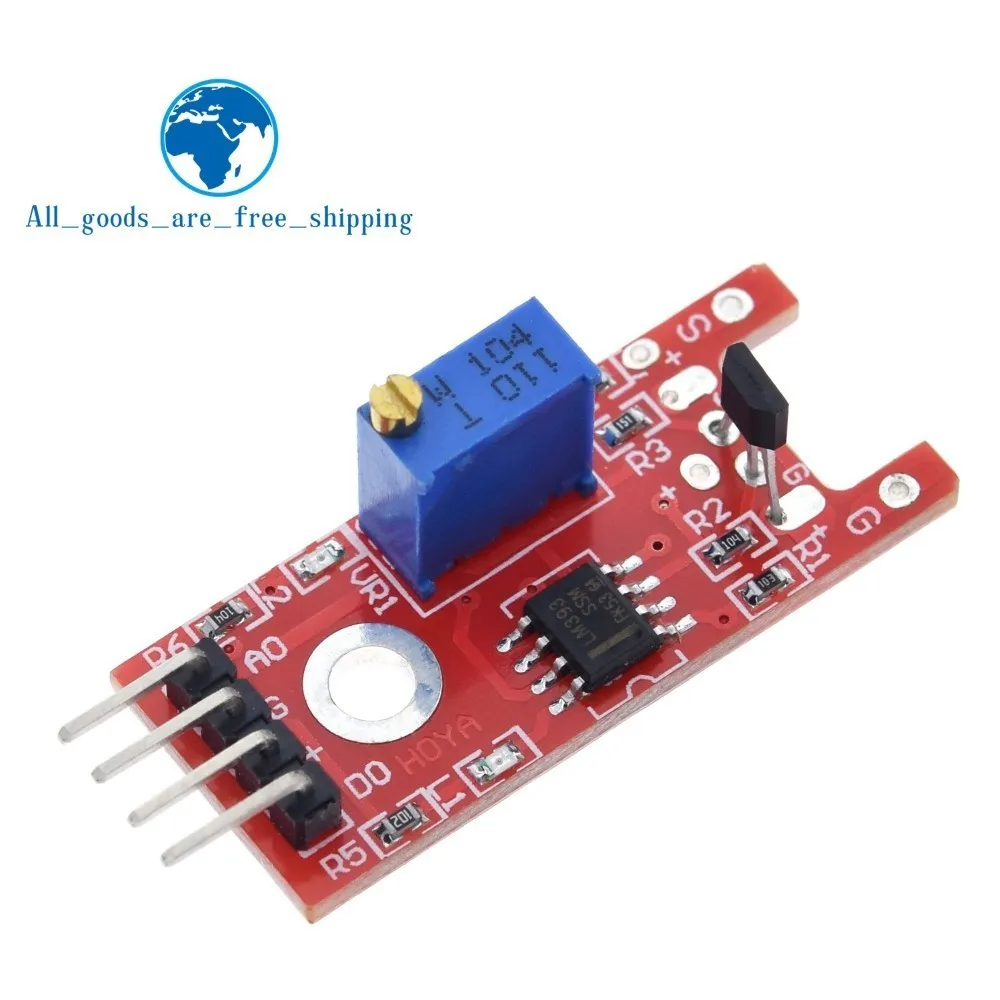 KY 024 Linear Magnetic Hall Sensor Board Switch Speed Counting Hall ...
