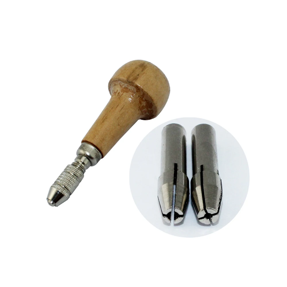 Wooden Pin Keyless Chuck Drill Bits Accessory Collet Universal Handle ...
