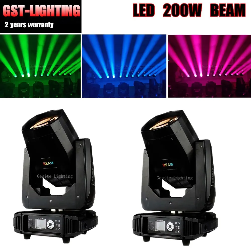 2PCS/LOT LED 200w Sharpy beam moving head light LED 5r stage light ...
