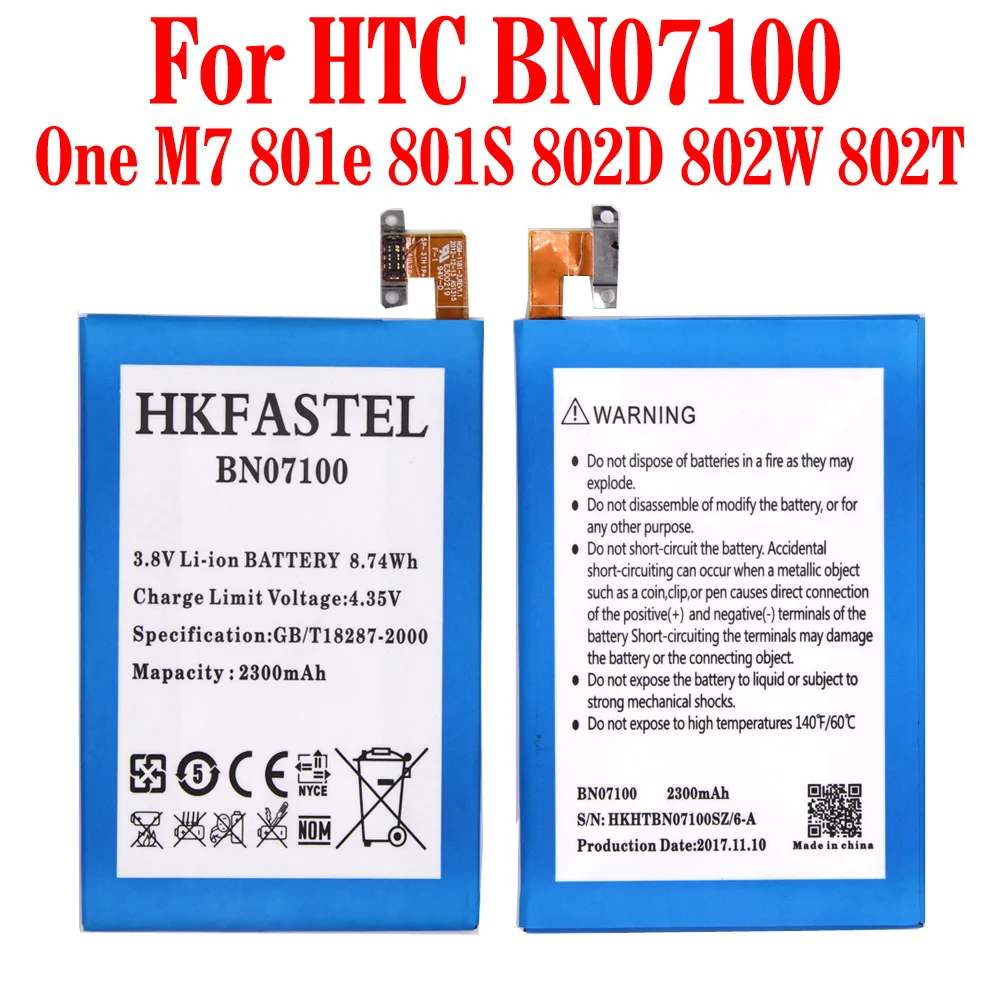 HKFASTEL batería de iones de litio para teléfono móvil, accesorio para ...