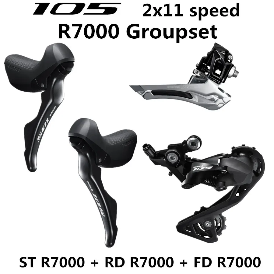 시마노 자전거 변속기 그룹 105 R7000, 105 R7000, ST + FD + RD R7000, 앞 뒤 변속기 SS GS ...