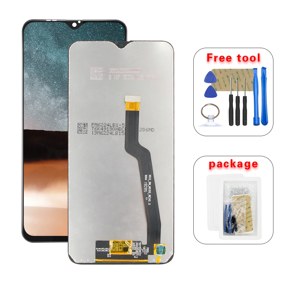 삼성 갤럭시 A10 a105 A105F/DS A105F A105FD A105M Lcd 디스플레이 터치 스크린 디지타이저, 프레임 ...