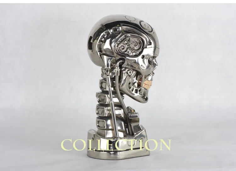 Terminator T800 1:1 Statue Arnold Schwarzenegger T2 Skull Endoskeleton ...