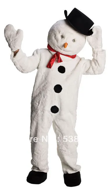 Good Quality Frosty Snowman Christmas Mascot Costume Adult Size 2013 Holiday Mascotte Outfit