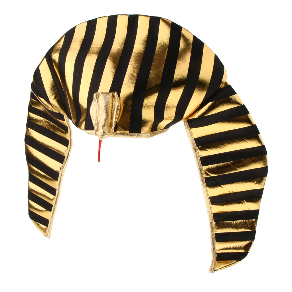 2019 Novelty Funny Golden Black Egypt Egyptian Pharaoh King Hat with ...