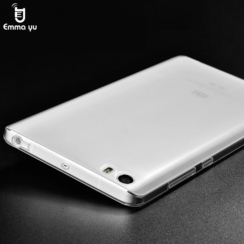 Xiaomi Mi 5 Case Transparent Protector Soft Black Cover Silicone Mobile ...