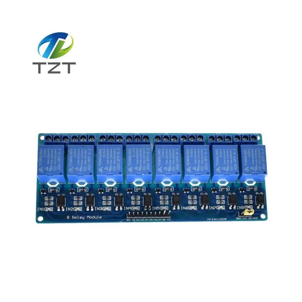 8- kanálové relé 5V 10A arduino | Aukro