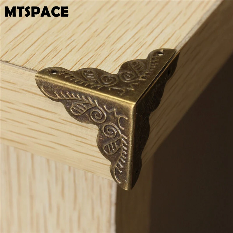 Mtspace 10pcs/set Classical Jewelry Box Corner Foot Wooden Case Corner ...