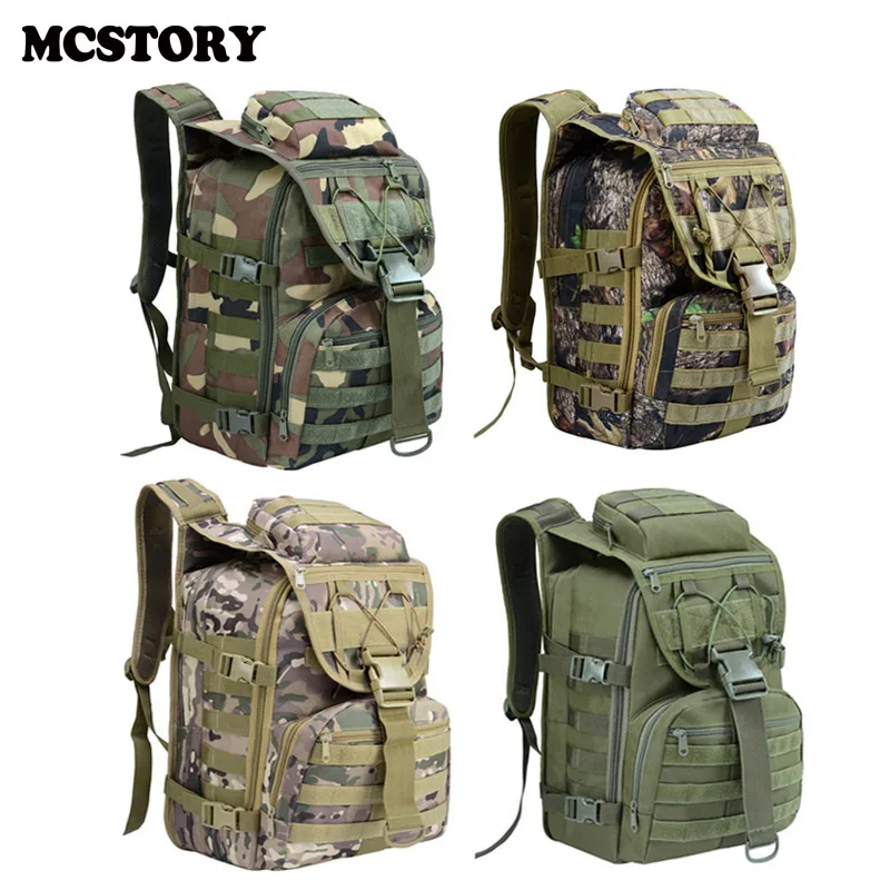 Outdoor Shoulder Military Backpack Camping Travel Hiking Trekking ...