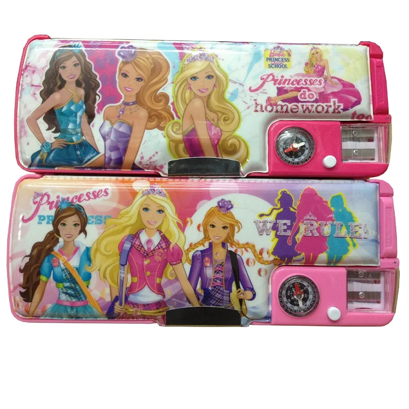 Barbie student stationery school supplies cartoon multifunction compass ...