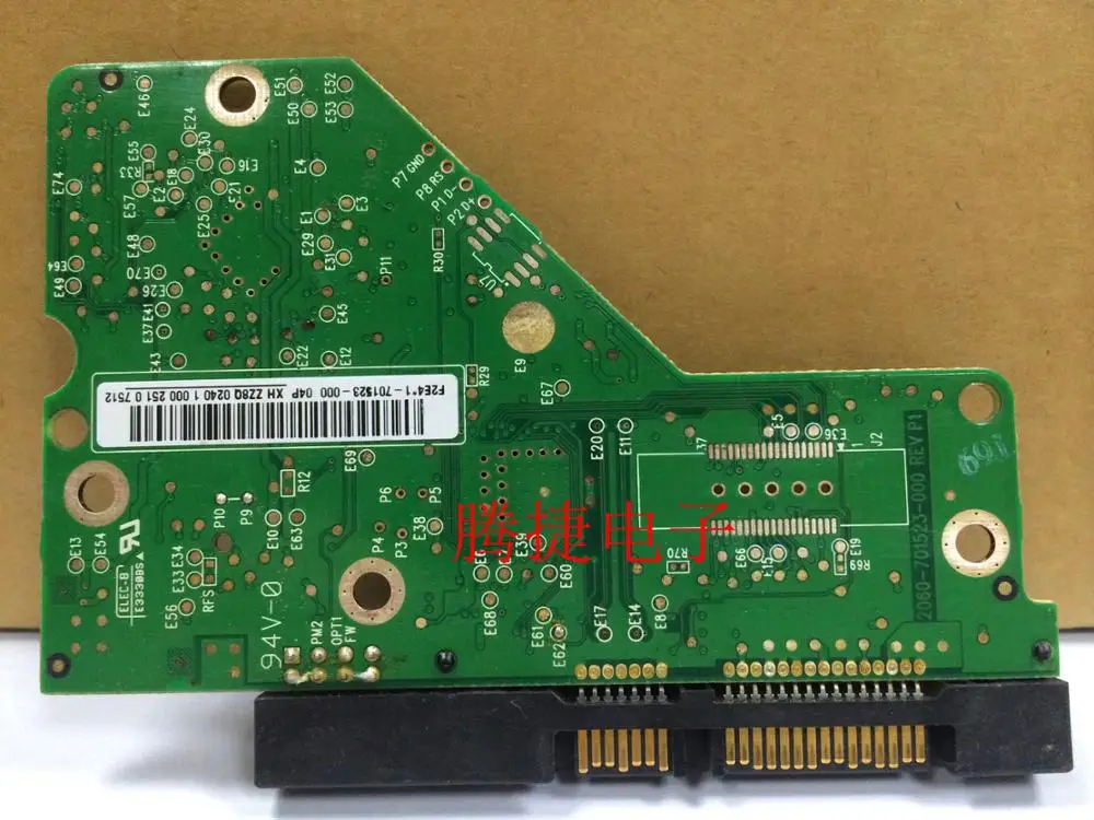 Hdd Pcb Logic Board Printed Circuit Board 2060-701523-000 For Wd 3.5 ...