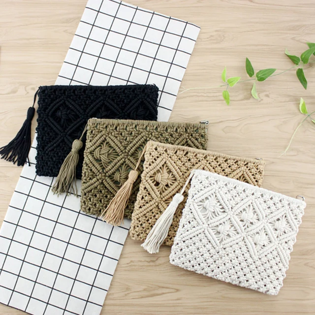 Macrame Makeup Bag | Macrame-design.com