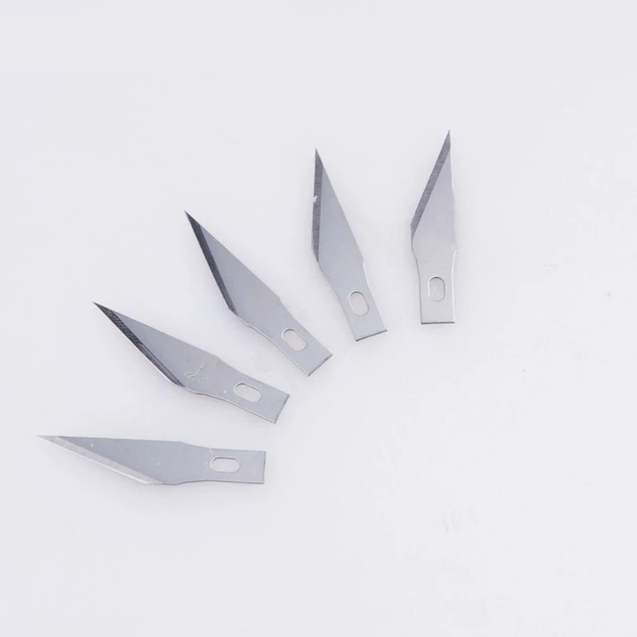 #11 Craft Scalpel Set – Stainless Steel Handle with 5 Carbon Steel ...