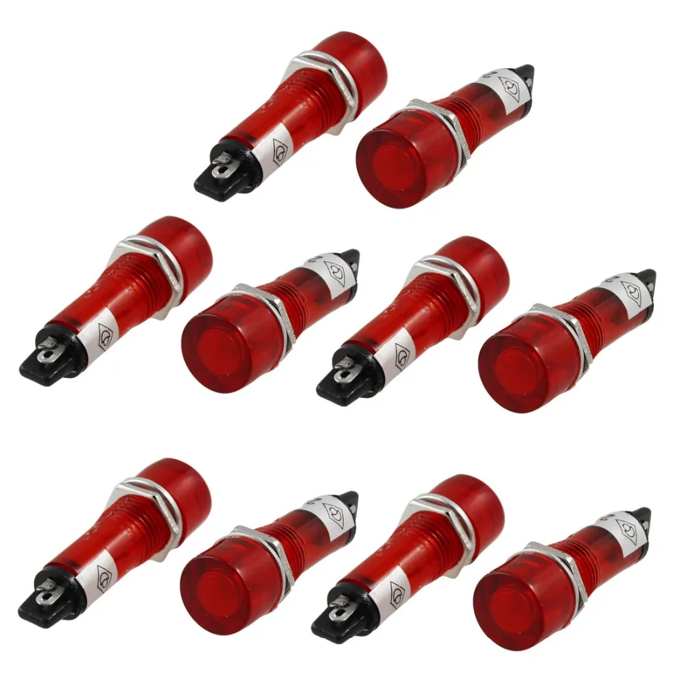 Aliexpress.com : Buy 10 Pcs 2 Terminals Red Light Signal Indicator Lamp ...