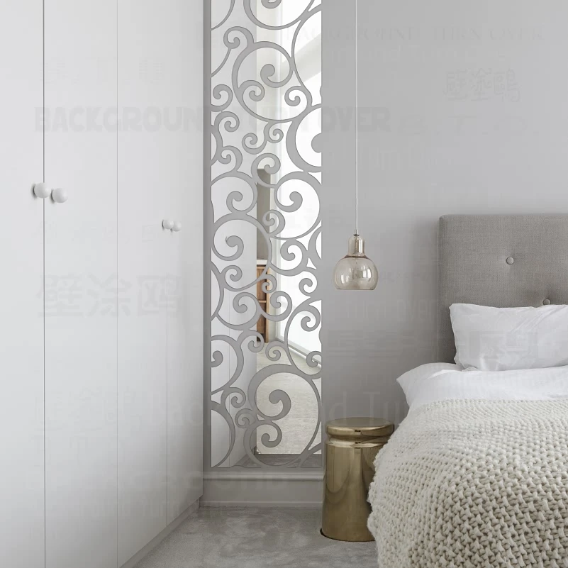 Mirror Stickers Wall Decoration | Vintage Mirror Stickers | 3d Mirror ...
