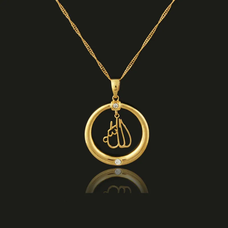 New Arrival Allah Pendant Necklace for Women / Men Trendy Islam Charms ...