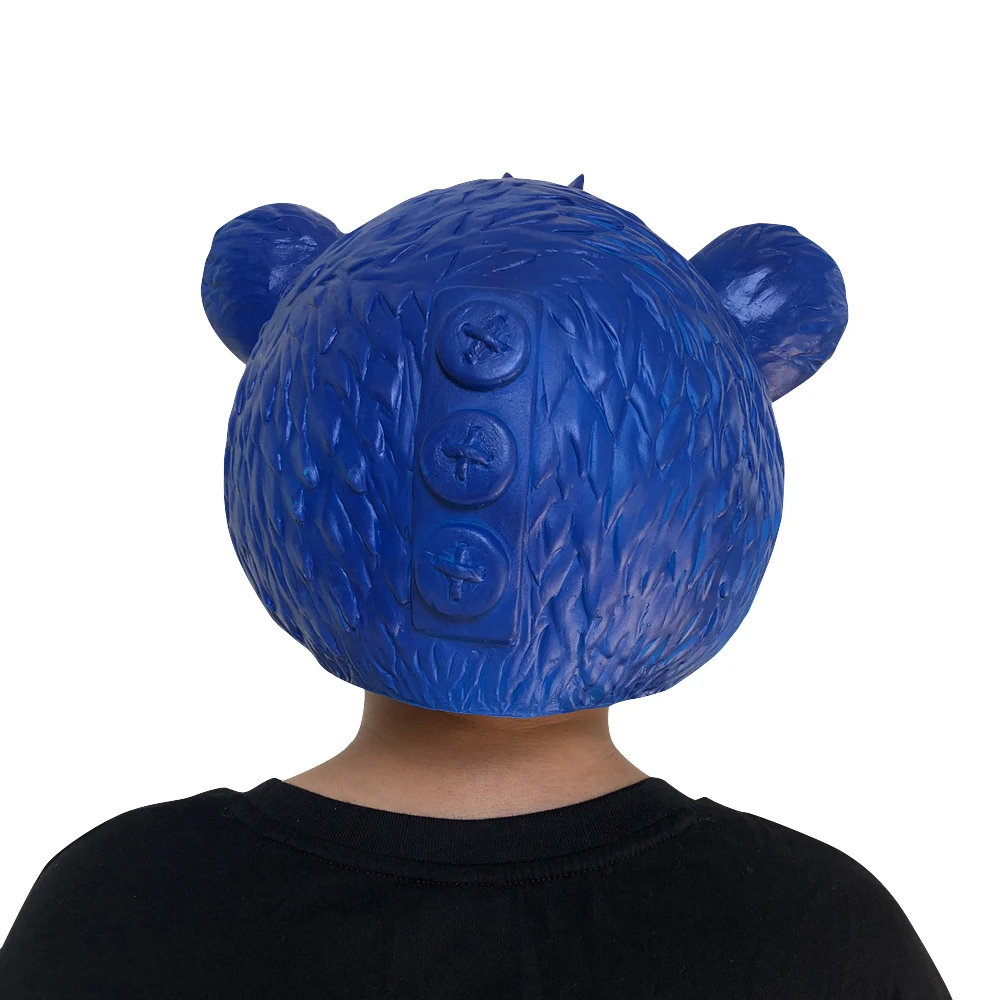 Women Cute Bear Head Mask Halloween Latex Adults Masks Cosplay Costumes ...