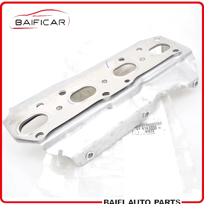 Baificar 브랜드의 새로운 정품 배기 매니 폴드 가스켓 HeatShield V761689580 푸조 308CC 308SW ...