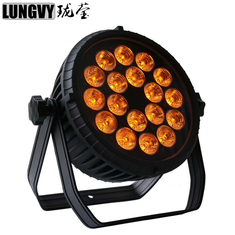 Free Shipping 18x18W RGBWA UV Non Waterproof Stage Aluminum Par Cans ...
