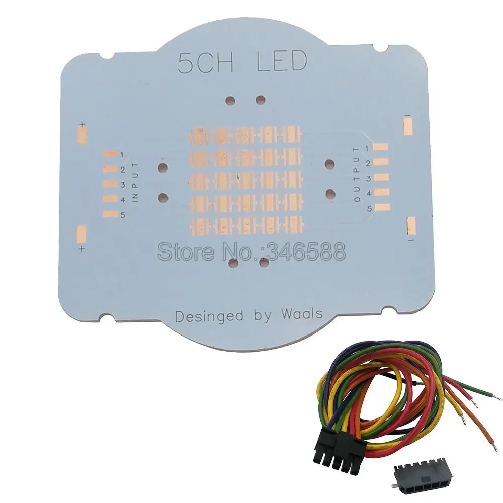 5 Channel 25led Spots 3535 Led Pcb Board Pad Full Copper Pcb Board Diy For Cree Xpe Xte Xpg Xpl ...