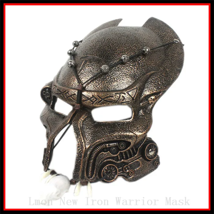 New Version Silver Iron Man Style AVP Costume Masks Supper Replica ...