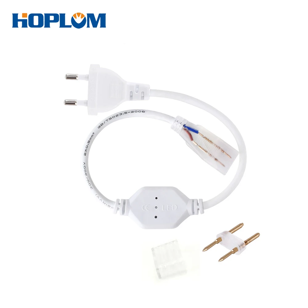 Ac220-240v Led Neon Strip Power Supply Adapter Eu/us Plug,for With 2 ...