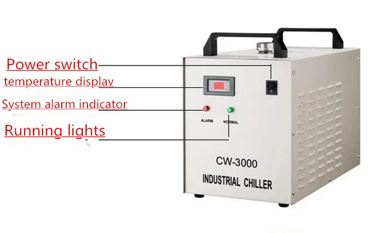 Laser engraving machine CW3000 water cooler co2 laser engraving machine ...