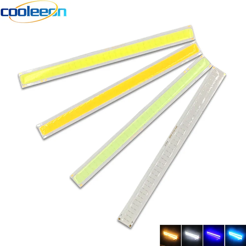 170mm COB LED Bar Lights 12V 6W Warm Cool White Cold Blue Color LED ...
