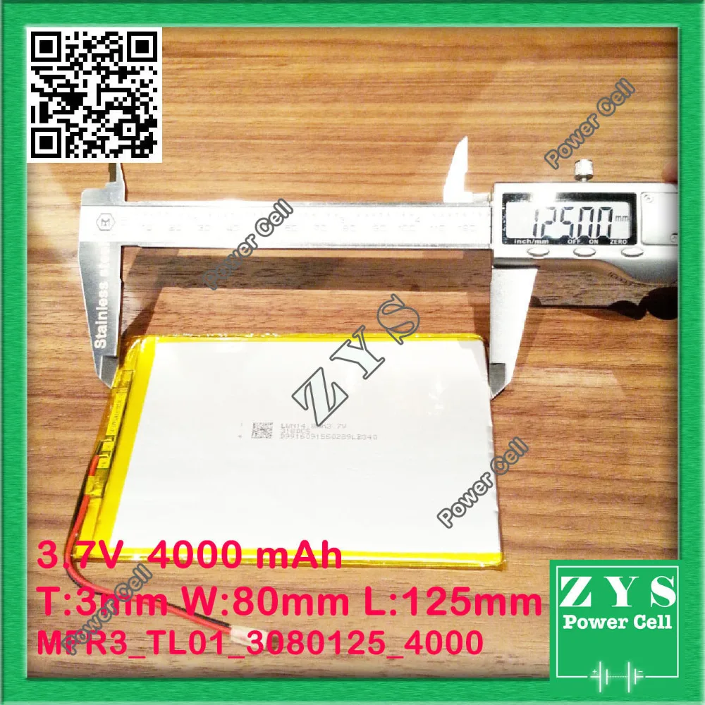 1 pcs. li ion battery 3.7v 4000mAh rechargeable battery 3.7 v 4000 mah ...