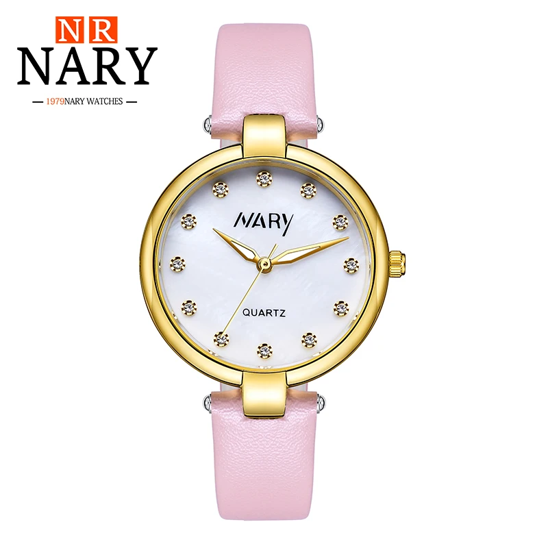 Relogio feminino Women Watches NARY Luxury Brand Girl Quartz Watch ...