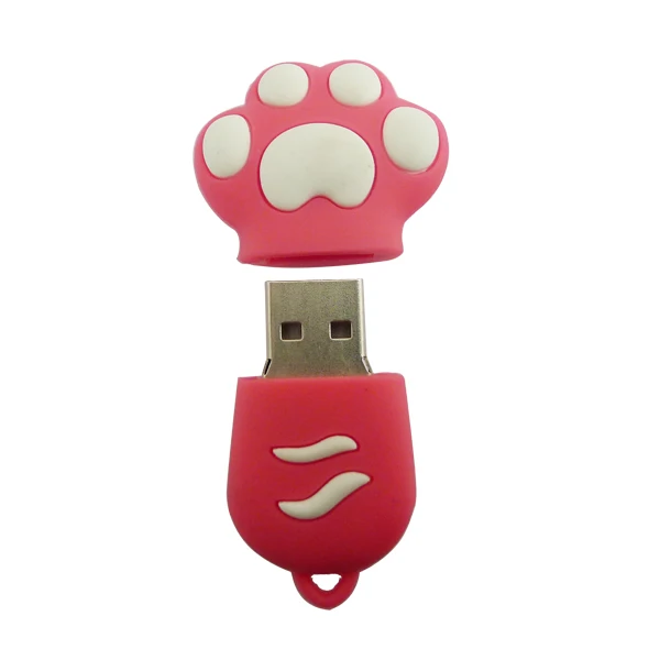 2pieces a lot cat palm cartoon pen drive cat usb flash drive 4gb 8gb ...