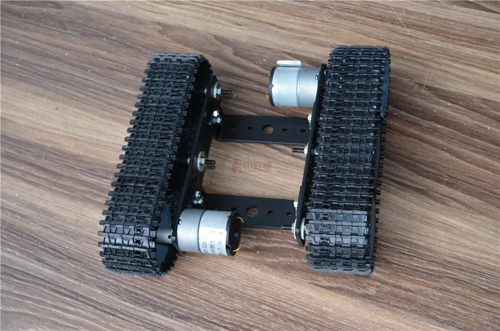DOIT mini TP100 Aluminum Alloy Tank Robot Chassis Caterpillar Platform ...