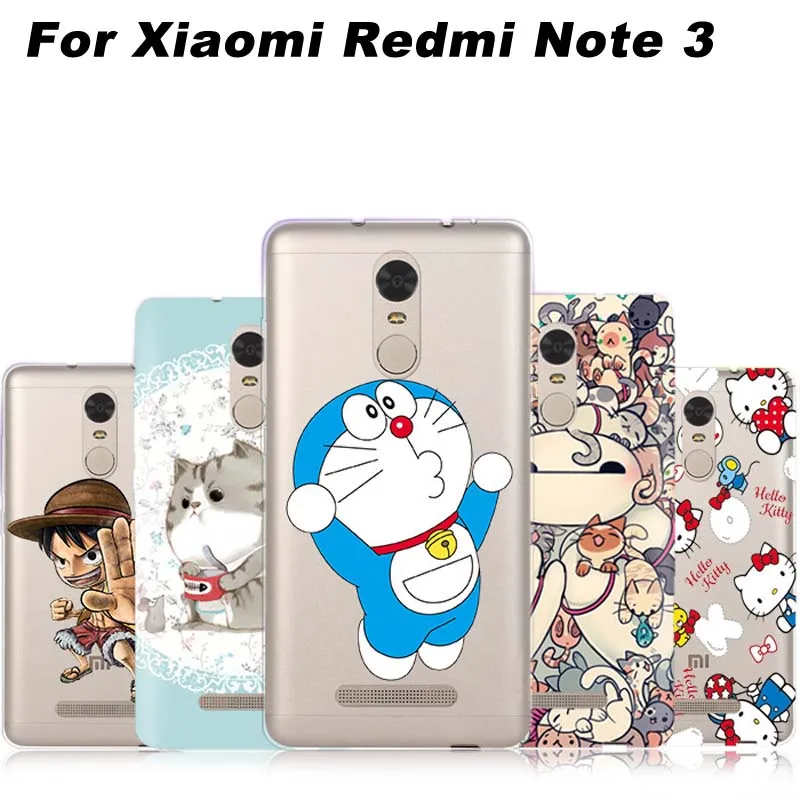 Xiaomi Redmi Note 3 Case Cover 0.5mm Ultrathin Cartoon Transparent TPU ...