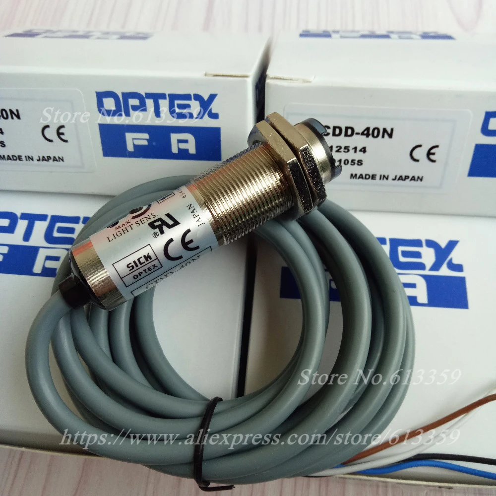 5PCS OPTEX Sick CDD 40N CDD 11N CDD 40P 11P DC 4 Wire NPN NO+NC Diffuse ...