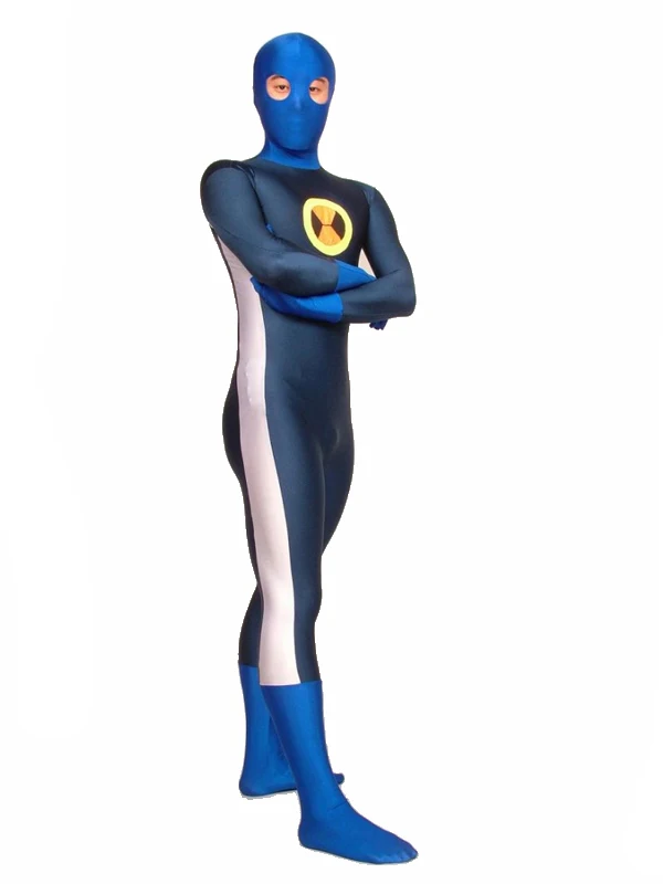 Spandex Zentai Megaman Exe Costume For Halloween And Cosplay Full Body ...
