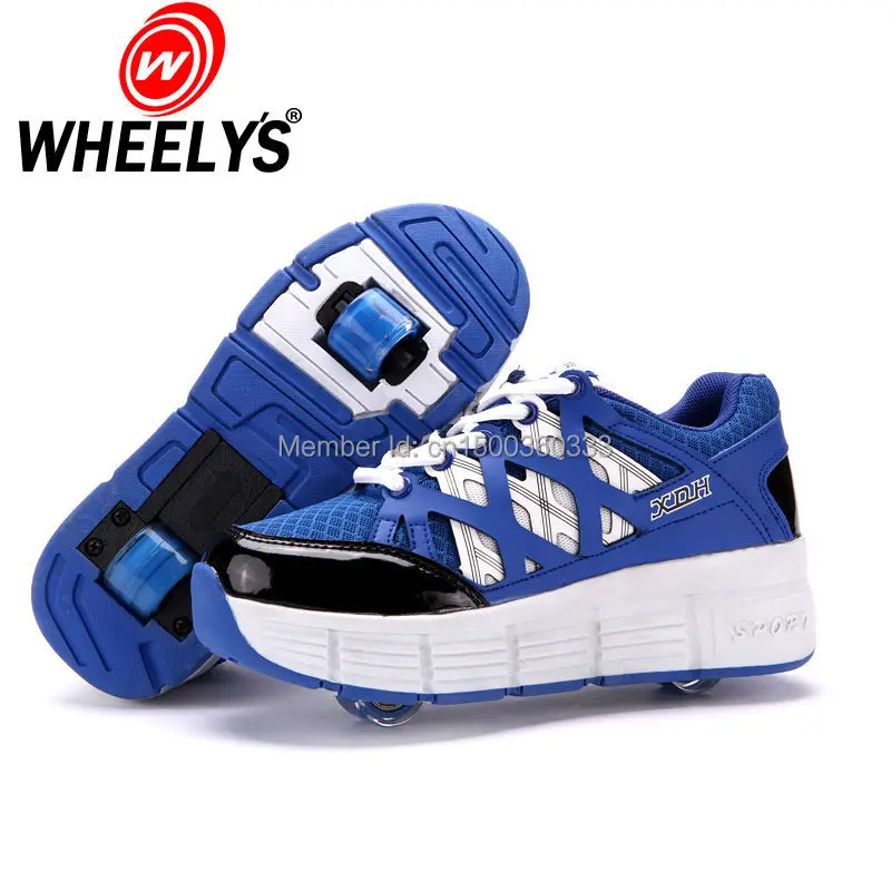 chaussures a roulettes retractable