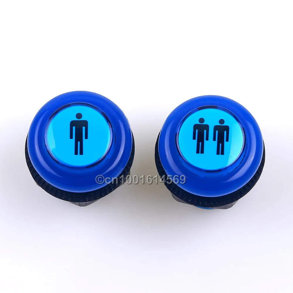 LED Arcade Start Push Button Kit Part 1 Player & 2 Player Start LED ...