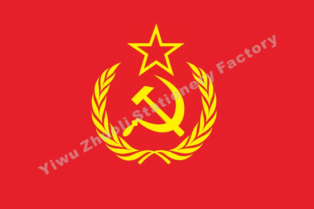 NEW-Soviet-Union-Flag-150X90cm-3x5FT-120g-100D-Polyester-Double ...