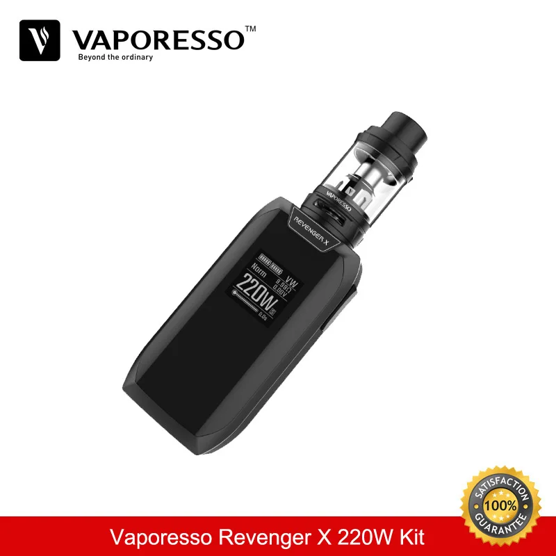 Vaporesso Revenger X Kit 220W TC Box Mod with 5ML NRG Vape Tank GT4 ...