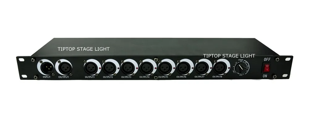 8 Way Dmx Splitter | Tiptoplight