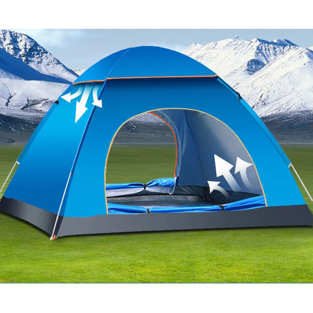 New Arrival 5 Colors 3 4 Person Oxford cloth Rainproof Ourdoor Camping ...