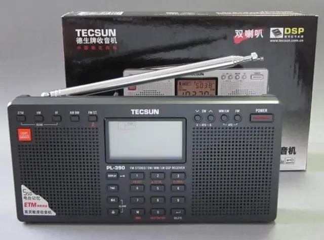 TECSUN PL 390 Dual Speaker DSP World Radio PL390 :English knobs Export ...