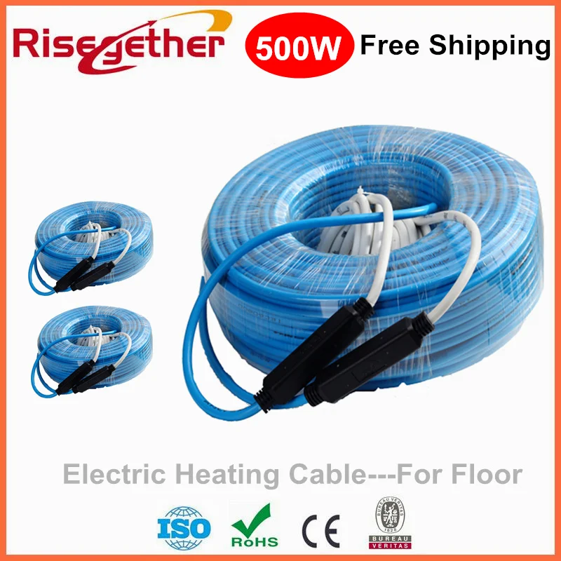 2M2 Wood Floor Heating Cables With Free Shipping 220V Indoor Under Tile ...