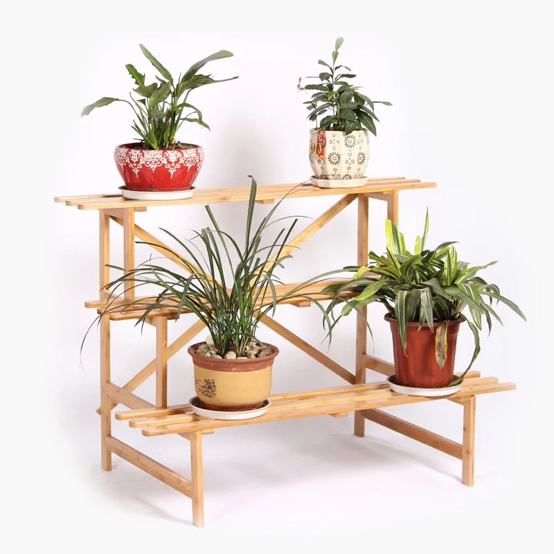 Flower Shelf wooden floor interior ladder Scindapsus showy flower IKEA ...