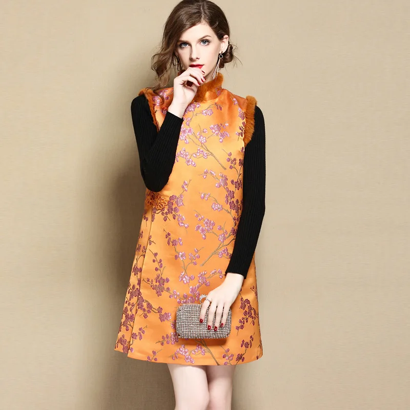 Sundress Winter Women Winter Dress 2019 Chinese Style Fashion Oriental ...