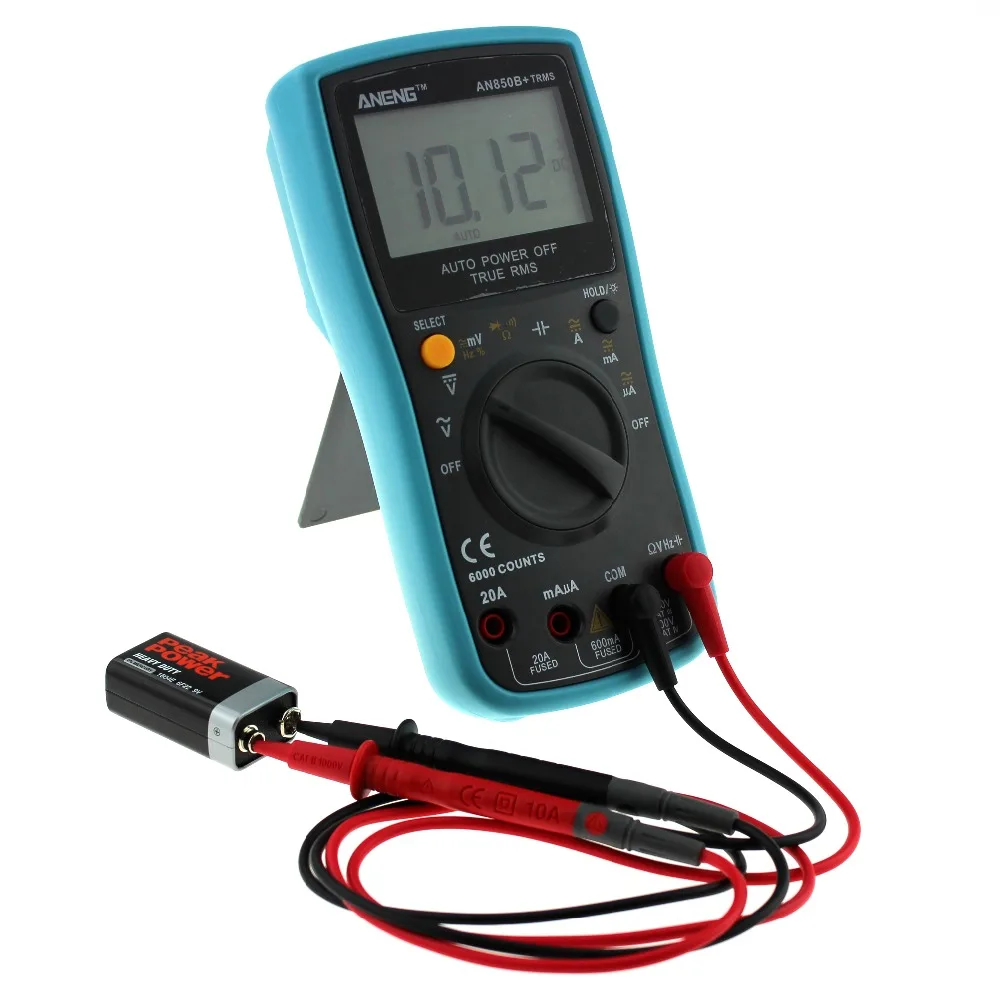 AN850B+ 6000 counts LCD Digital Multimeter DMM with NCV Detector DC AC ...