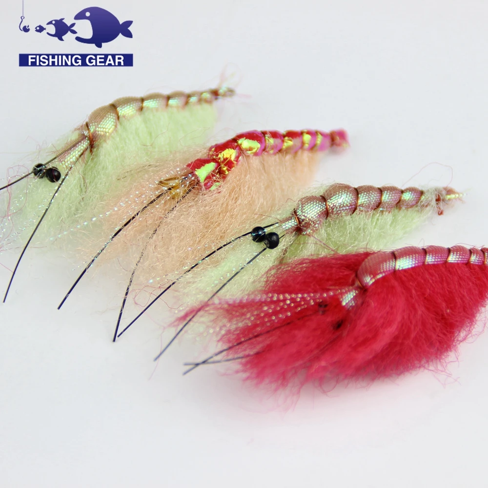 Best Handmade cheap shrimp fly fishing lure freshwater wet dry flies ...