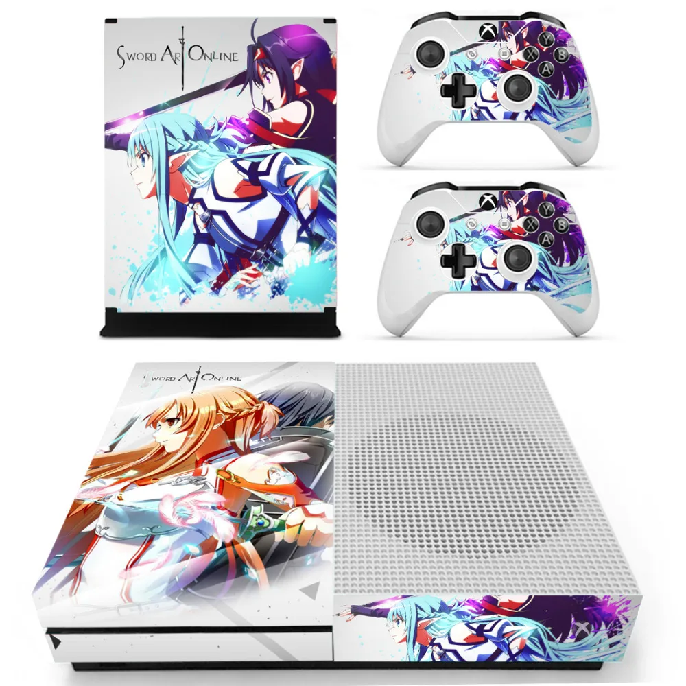 Sword Art Online SAO Skin Sticker for Microsoft Xbox One S ...